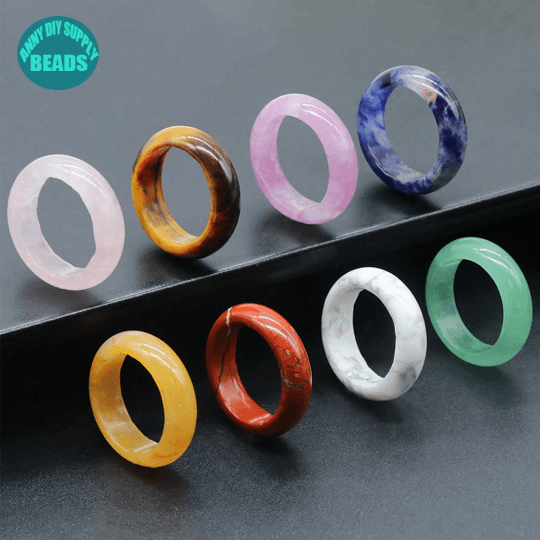 Natural Gemstone Circle Rings,Gemstone Necklace pendant,Gemstone ...